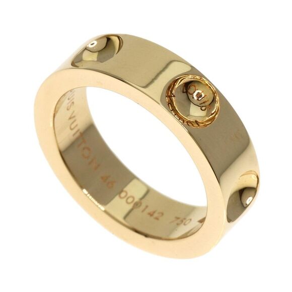 Louis Vuitton | Jewelry | Pre Loved Louis Vuitton Lv Volt Ring Gold ...